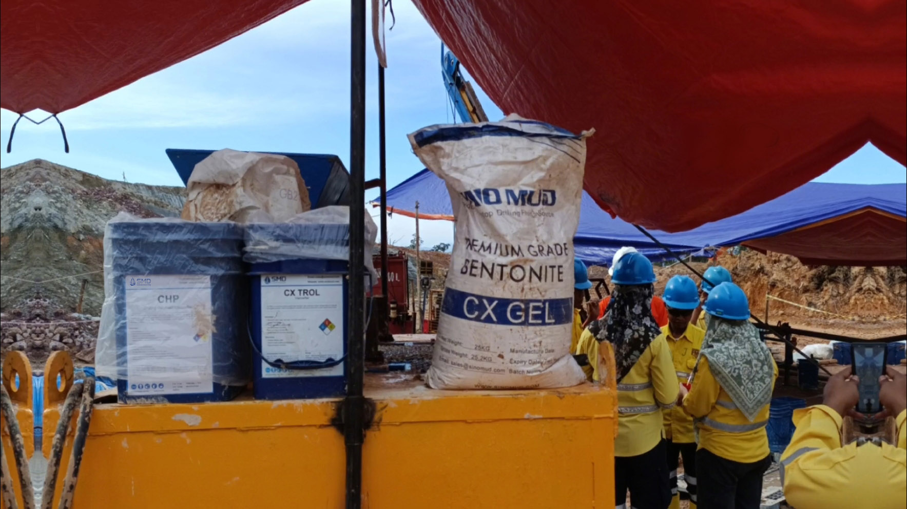 SMD drilling mud engineer technical support in Indonesia